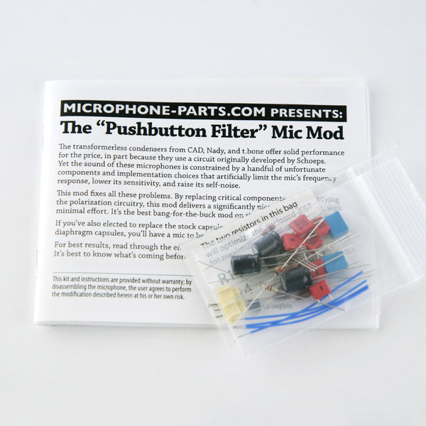 _Pushbutton Filter Circuit Upgrade Kit – Microphone-Parts.com